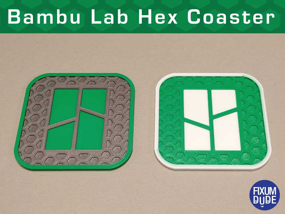 Bambu Lab Hex Coaster by Fixumdude - MakerWorld