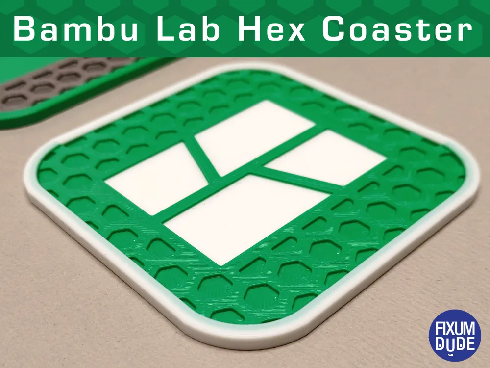 Bambu Lab Hex Coaster by Fixumdude - MakerWorld
