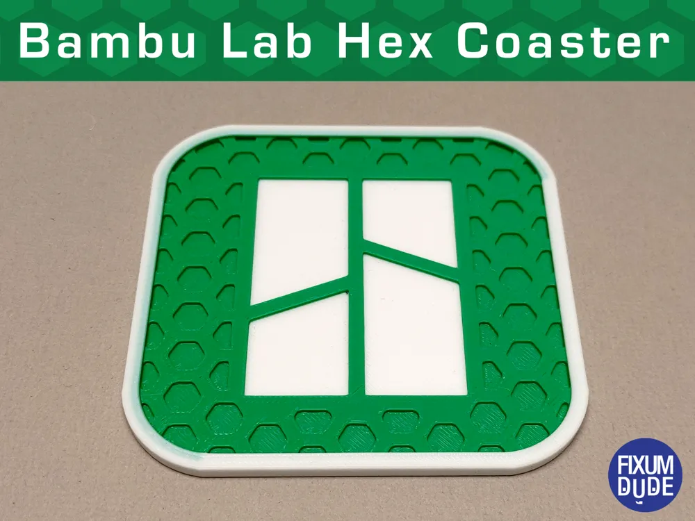 Bambu Lab Hex Coaster by Fixumdude - MakerWorld