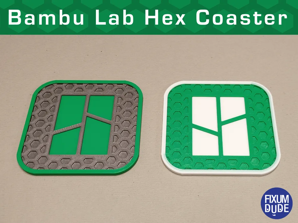 Bambu Lab Hex Coaster by Fixumdude - MakerWorld
