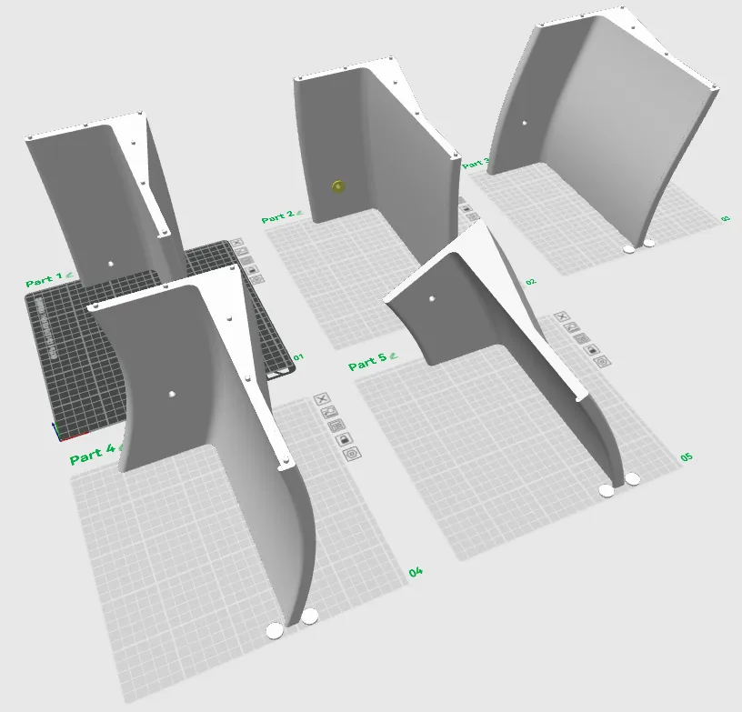 Cat wavy shelf by cassiolandim - MakerWorld