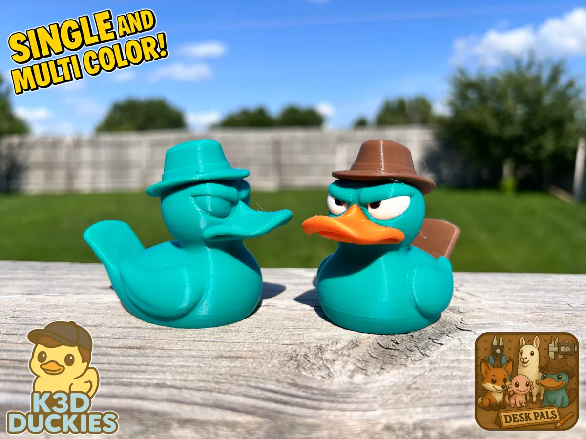Perry the Platypus Duck by K3DPrint MakerWorld: Download Free 3D Models