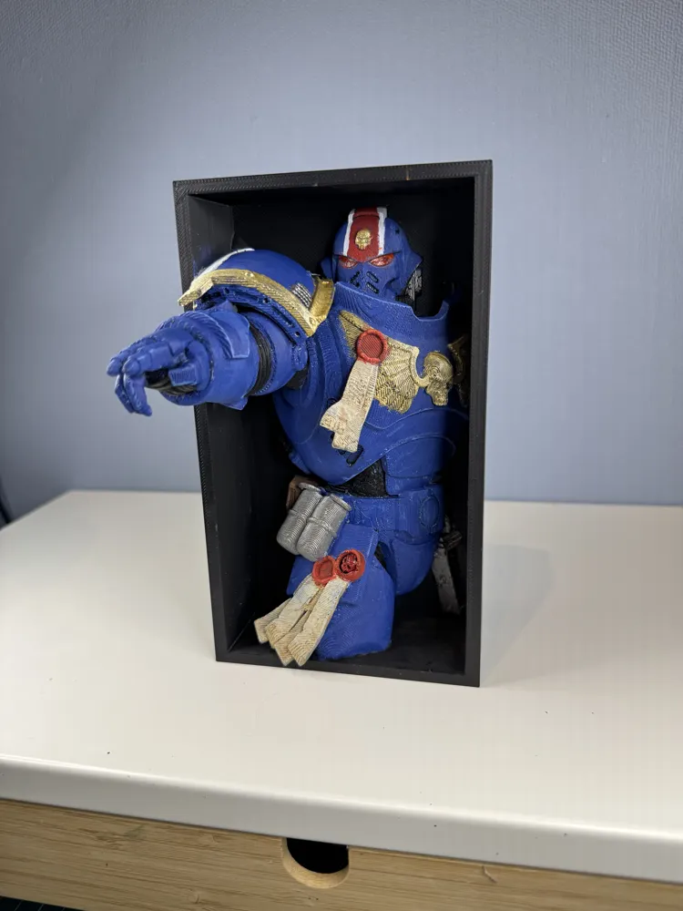 40k Space marine Book nook. - Free 3D Print Model - MakerWorld