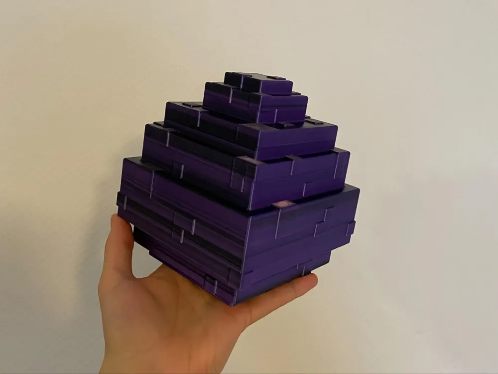 Minecraft Ender Dragon Egg - Free 3D Print Model - MakerWorld
