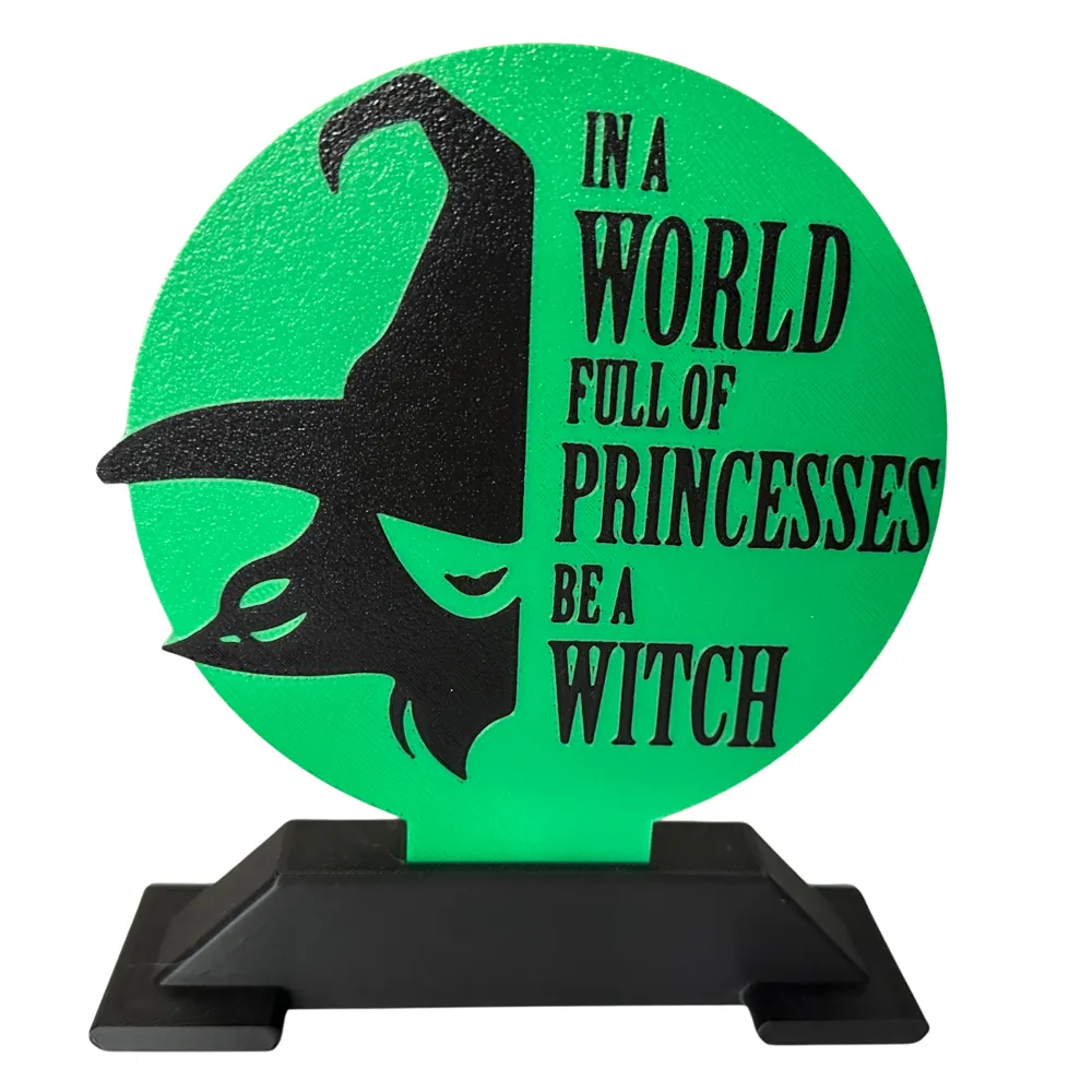 Wicked Be a Witch - Desk Decoration - low waste - Free 3D Print Model ...