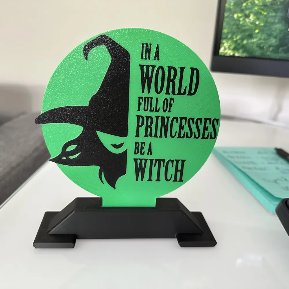 Wicked Be a Witch - Desk Decoration - low waste - Free 3D Print Model ...