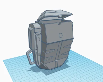 ODST Backpack - Free 3D Print Model - MakerWorld