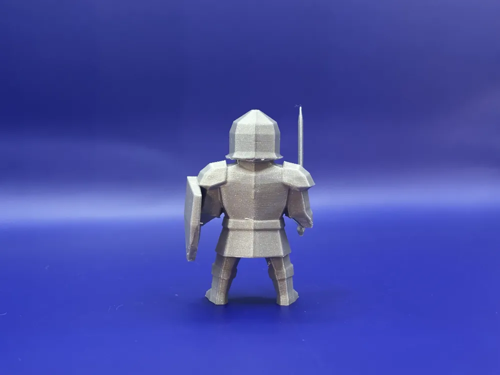 Lancelot the Low Poly Knight - Free 3D Print Model - MakerWorld