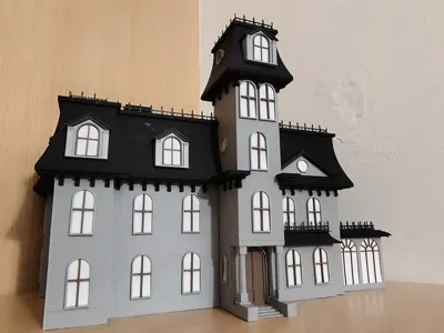 the Addams Family Mansion - Free 3D Print Model - MakerWorld