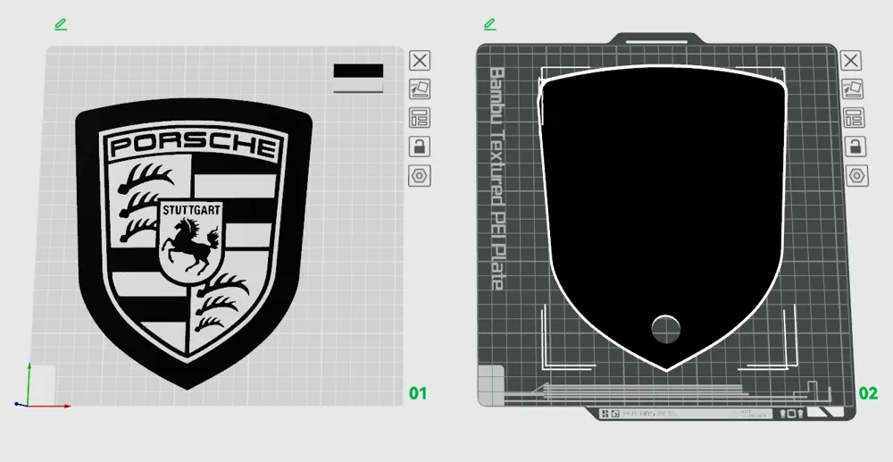 Porsche Logo Light Box by DylansLightBoxes - MakerWorld