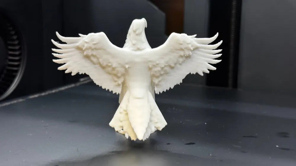 Standing eagle figure, 100mm width by pablodesign - MakerWorld