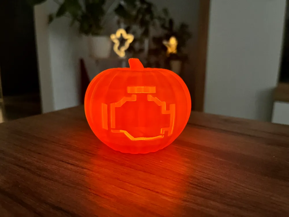 Engine Dashboard Warning Halloween Pumpkin light by FRTO MakerWorld ...