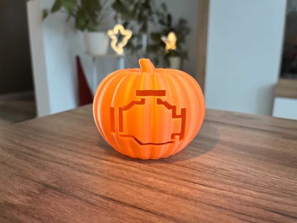 Engine Dashboard Warning Halloween Pumpkin light by FRTO MakerWorld ...