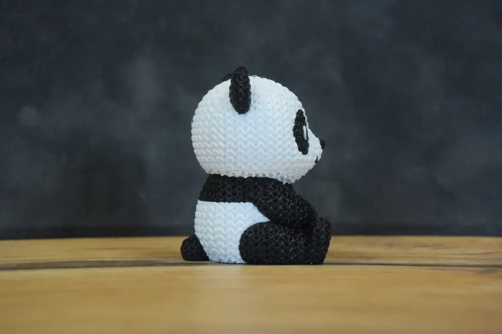 Knitted Panda by Smoggy3D MakerWorld: Download Free 3D Models