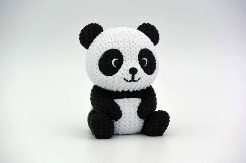Knitted Panda - Free 3D Print Model - MakerWorld