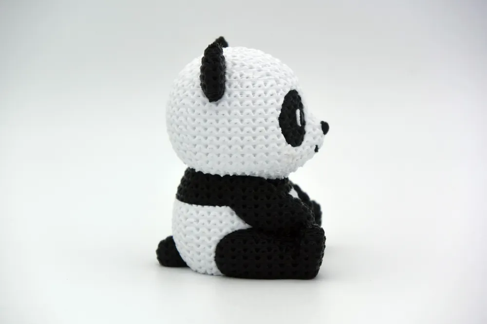 Knitted Panda - Free 3D Print Model - MakerWorld