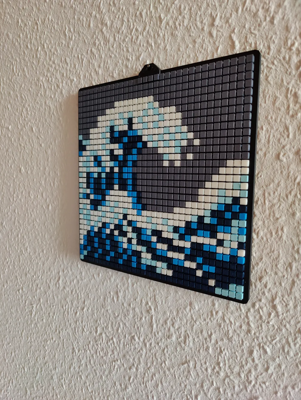 The Wave (Japanese) Pixel Art Puzzle Remixed by Mark - MakerWorld