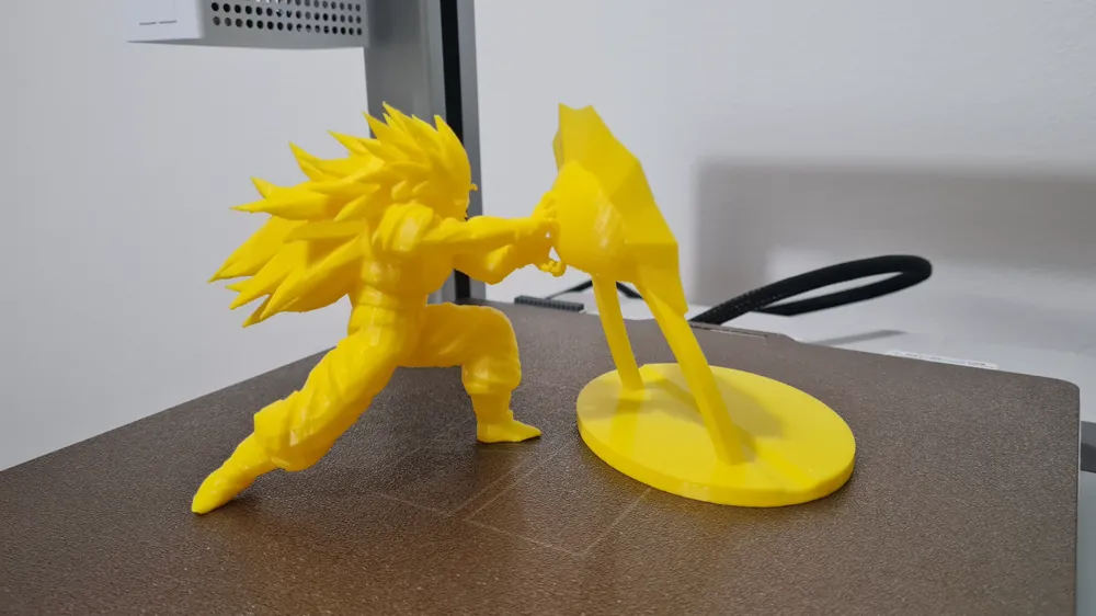 GOKU SSJ3 Phone Stand Remixed by Andre MakerWorld: Download Free 3D Models