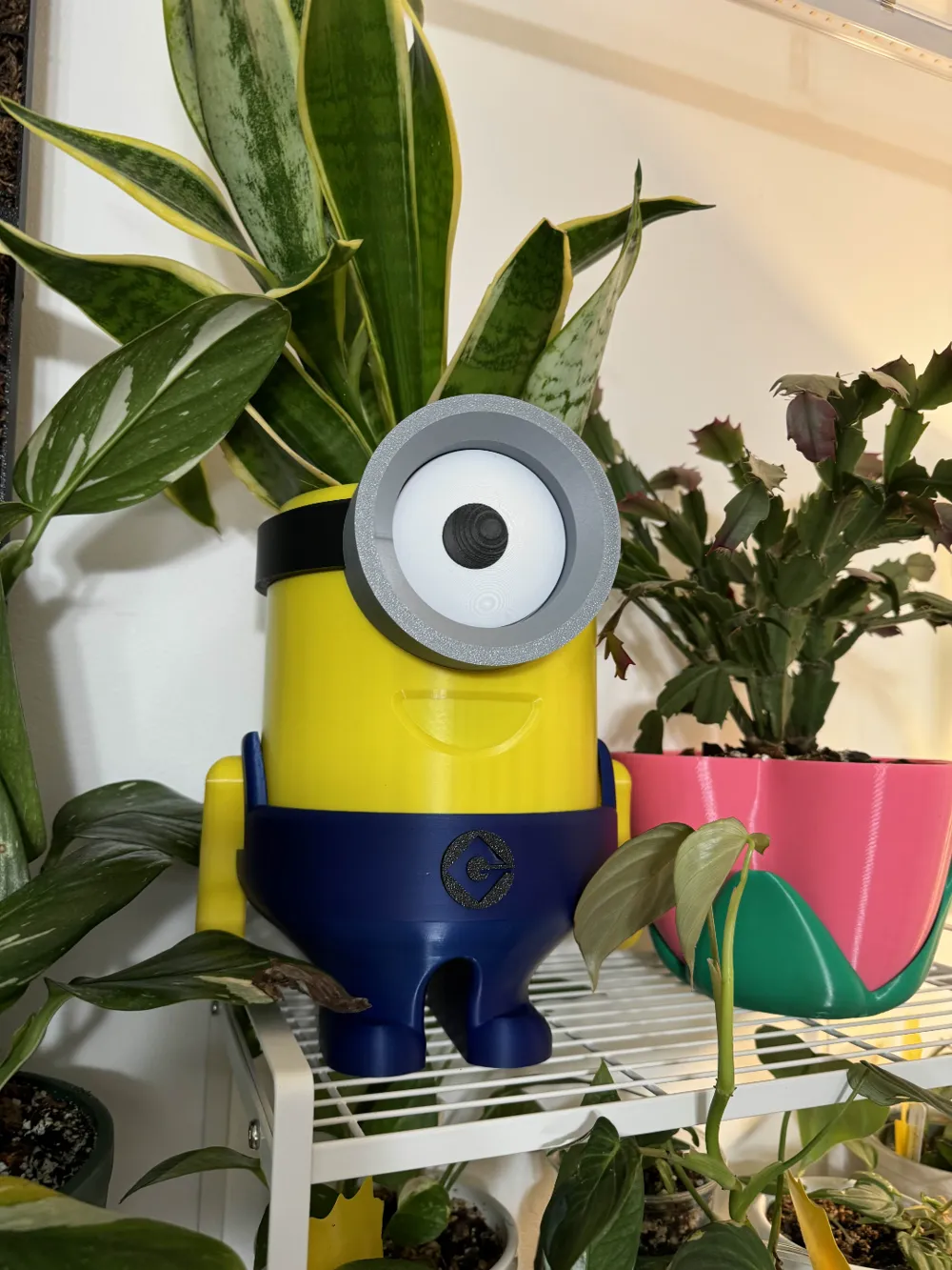 Minion Planter with logo Remixed by Oak and Mirrors MakerWorld ...