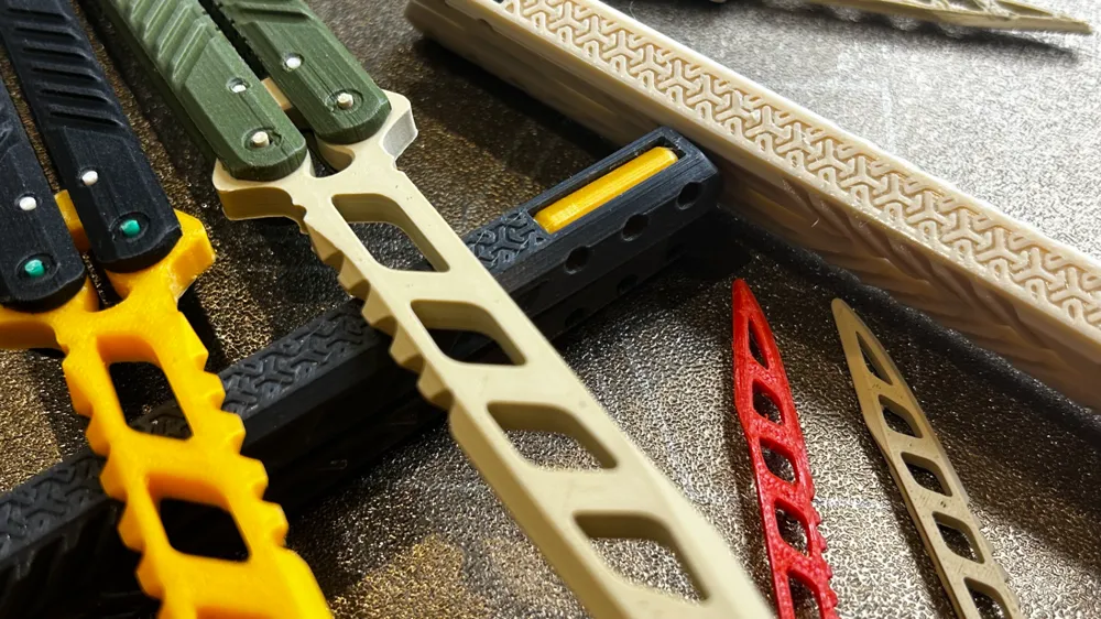 Balisong, auch bekannt als Butterflymesser, Fidget-Spielzeug ohne ...