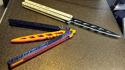 Balisong aka Butterfly Knife new patterns and comb by iczfirz ...