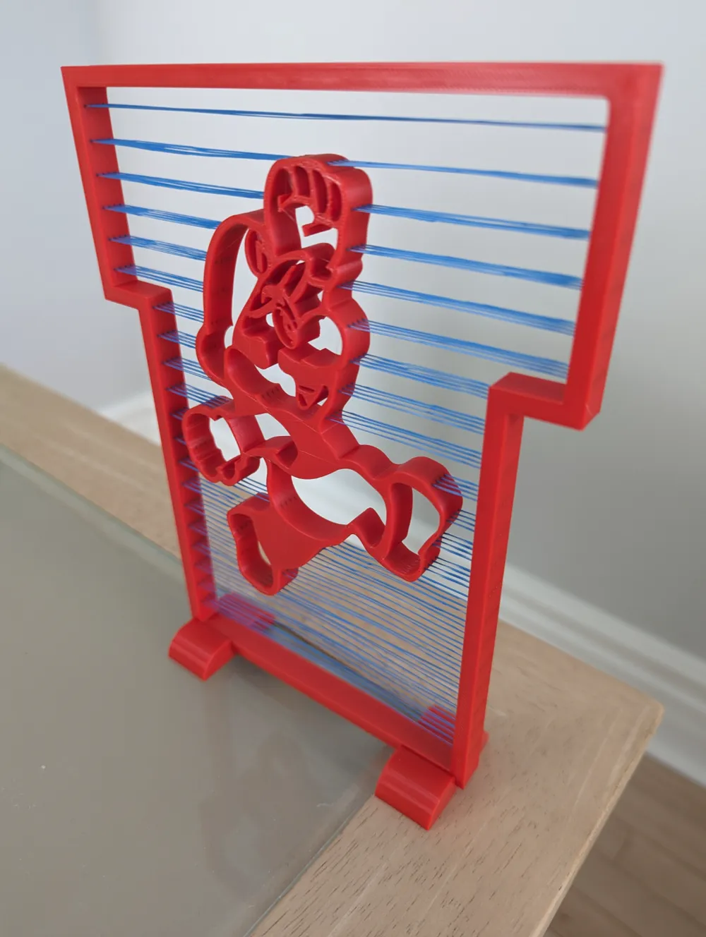 Mario String Art Multicolor by jonoitz - MakerWorld