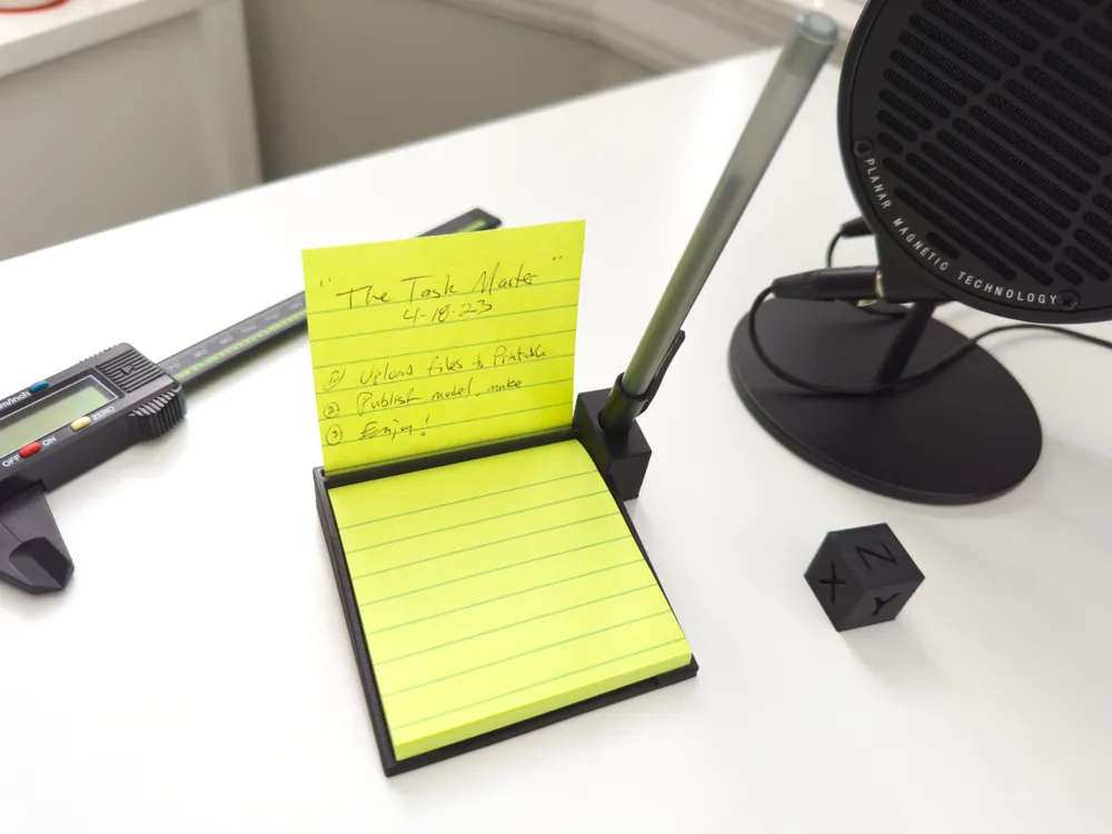 Task Master Post It Sticky Note Holder Parametric by killthrash ...