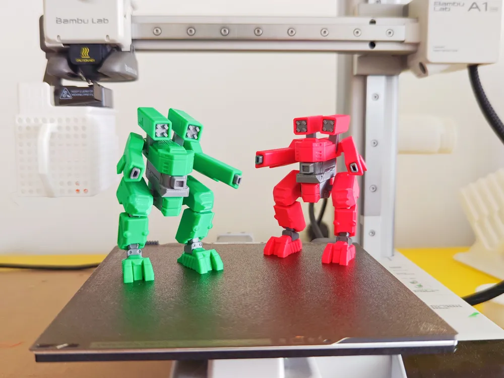 Mini Land Walker Mech by 智艺工坊 MakerWorld: Download Free 3D Models