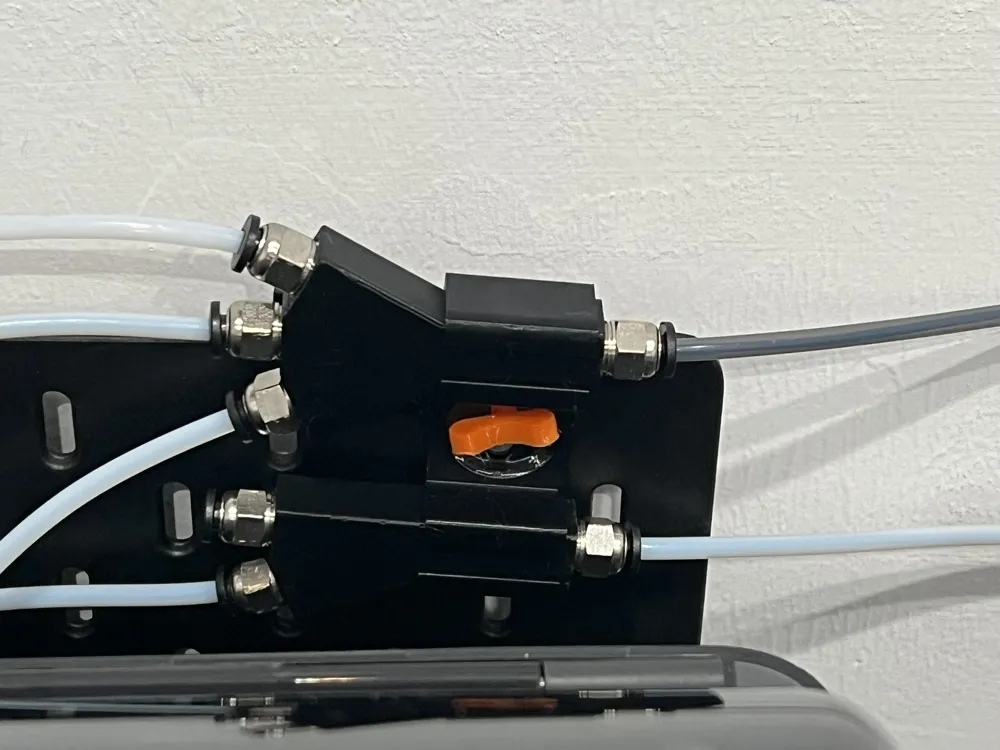 PTFE Tube Splitter (2-Way / 3-Way) | SKÅDIS Mount - Free 3D Print Model ...