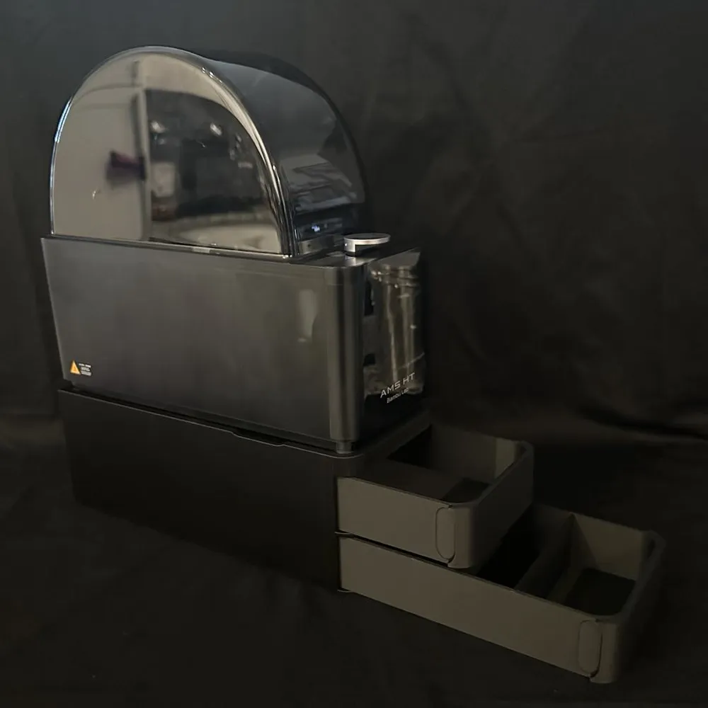 Bambu Lab AMS HT Riser - 2 Storage Drawers - Free 3D Print Model ...