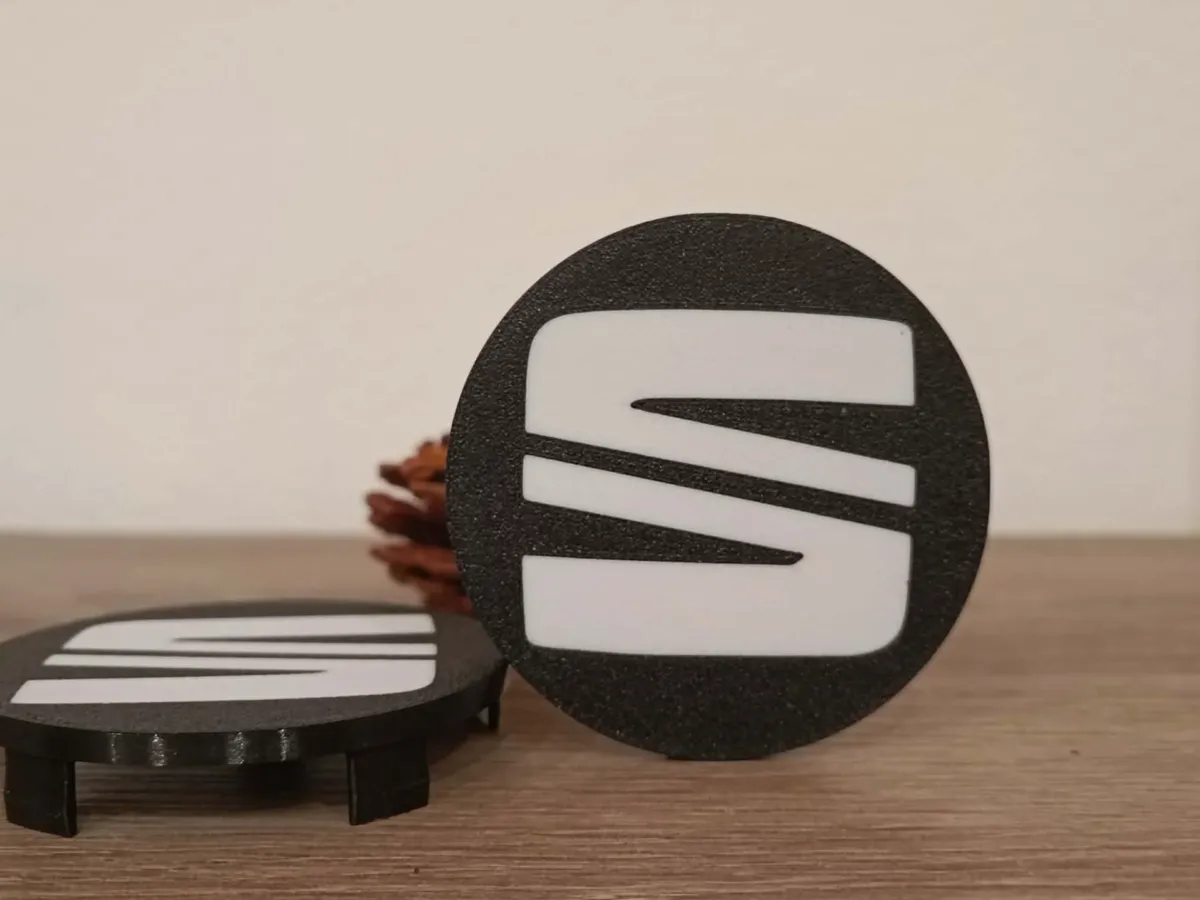 Center caps For SEAT - 65,5 mm - Free 3D Print Model - MakerWorld