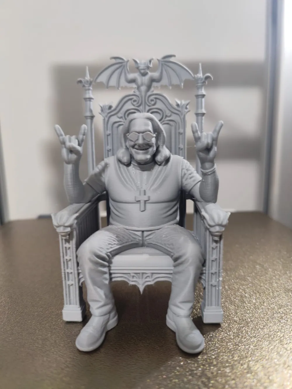 Prince of Darkness Homage to Ozzy Osbourne - Free 3D Print Model ...