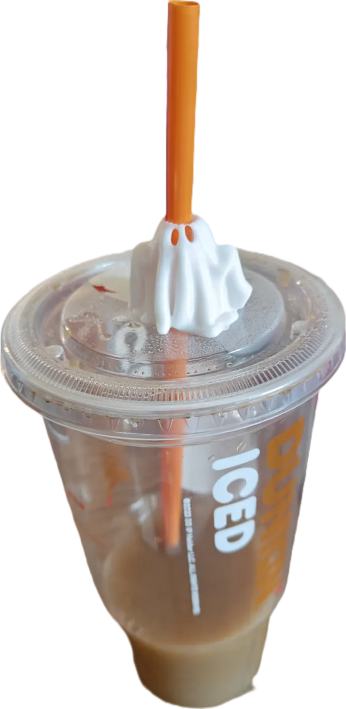 Ghost Straw Topper - Free 3D Print Model - MakerWorld