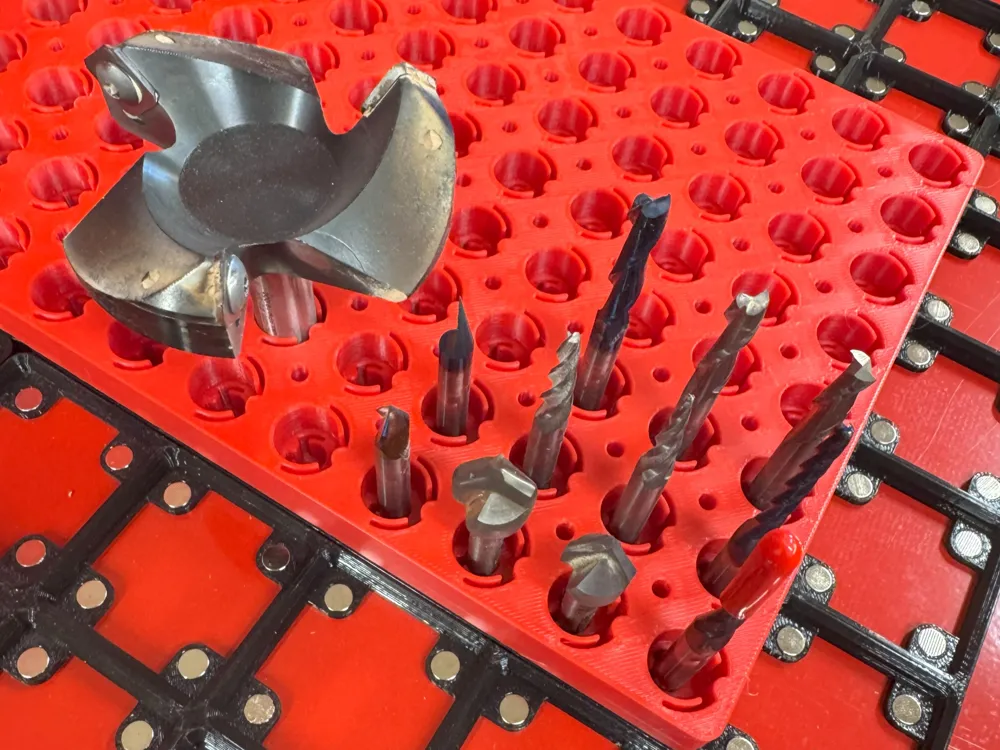 Gridfinity Router, CNC Bit Storage 1/8",1/4",1/2" by C&C Would Design MakerWorld: Download Free ...