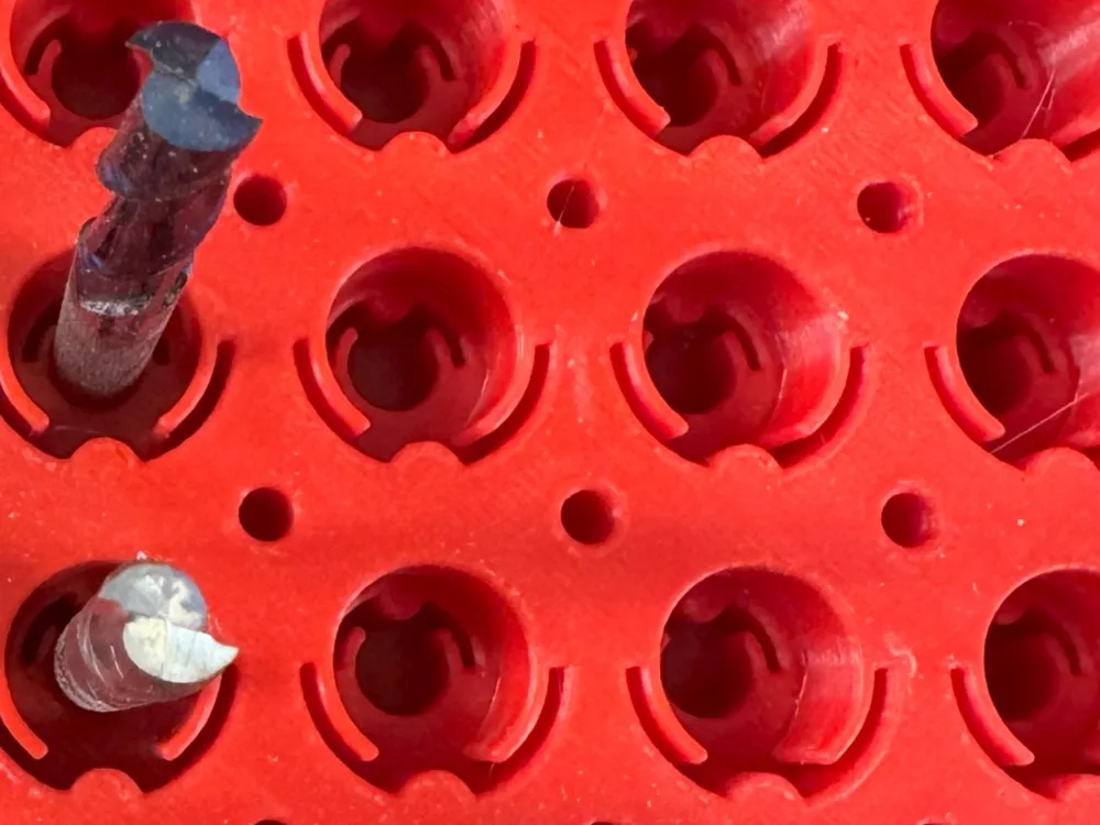 Gridfinity Router, CNC Bit Storage 1/8",1/4",1/2" by C&C Would Design ...