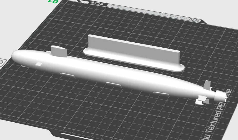 Virginia Class Submarine Display - Free 3D Print Model - MakerWorld