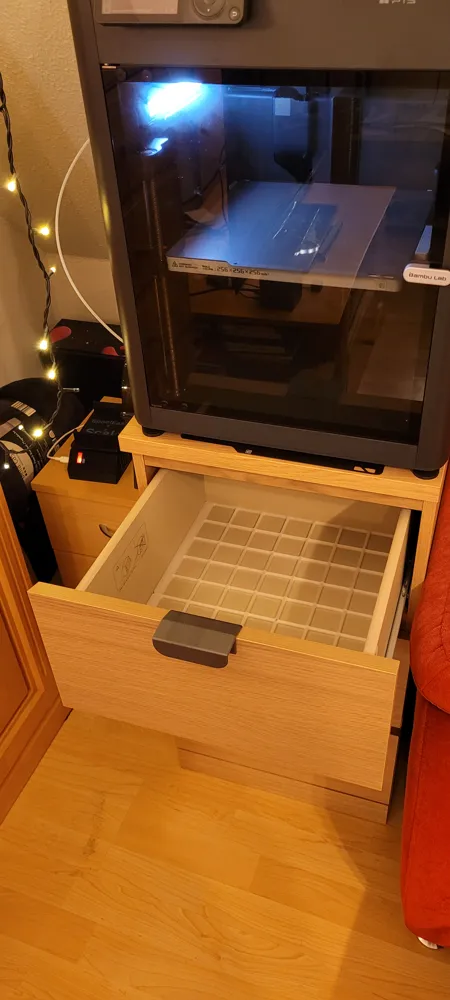 Plaque de base Gridfinity pour commode IKEA MALM 3 tiroirs 40mm ...