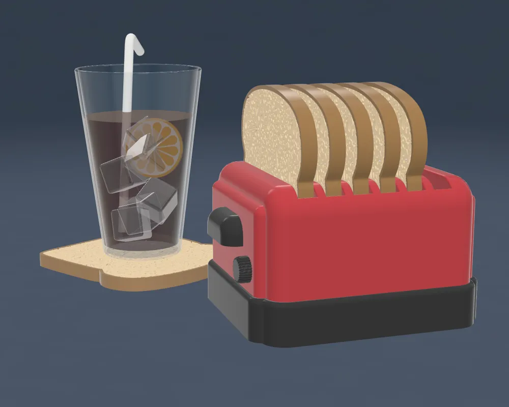 Coaster Toaster by tadad1 MakerWorld: Download Free 3D Models