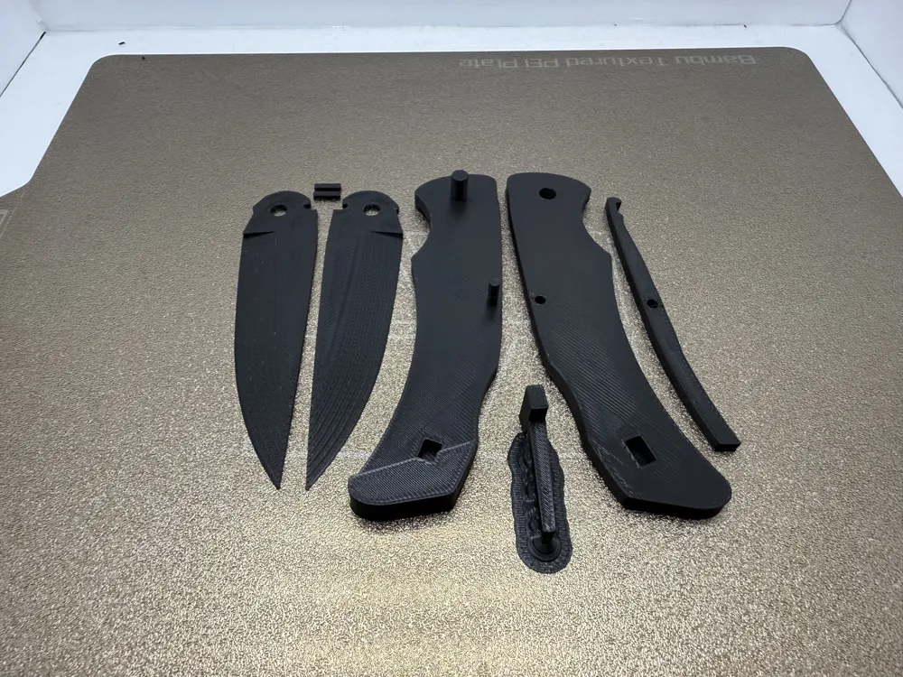 Folding pocket knife - Free 3D Print Model - MakerWorld