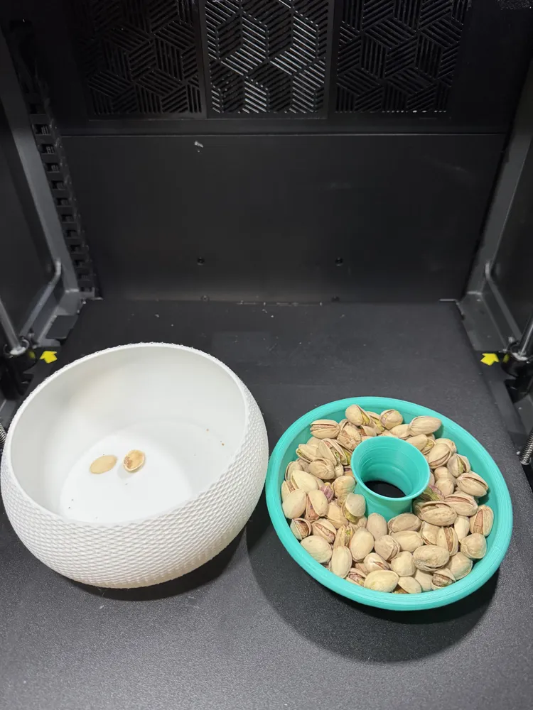 pistachio bowl with shell container - Free 3D Print Model - MakerWorld