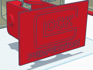 Glock 2" Hitch Cover by Wild & PrintedMakerWorld: Download Free 3D Models