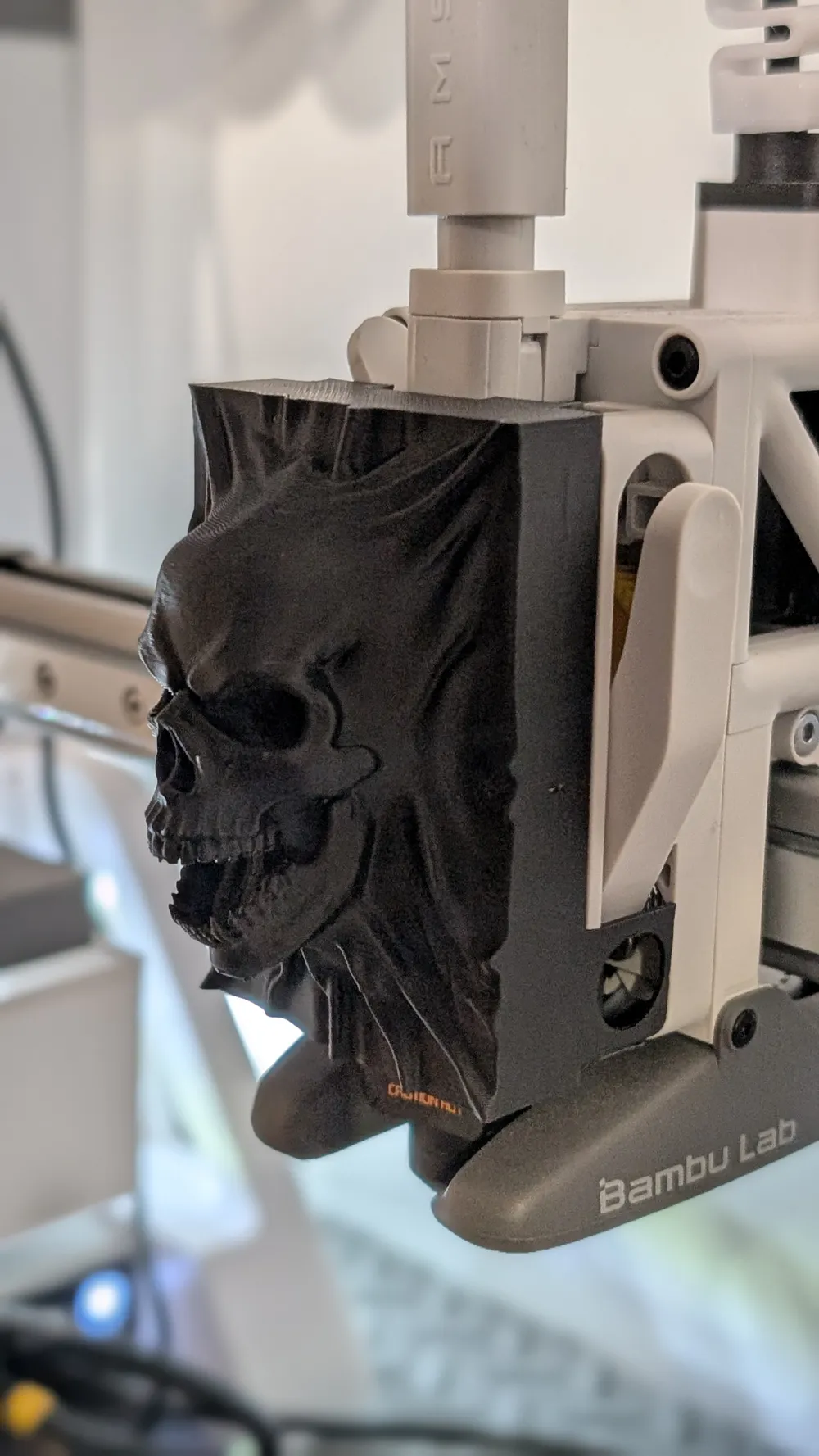 Screaming Skull Extruder Cover A1 and A1 Mini - Free 3D Print Model ...