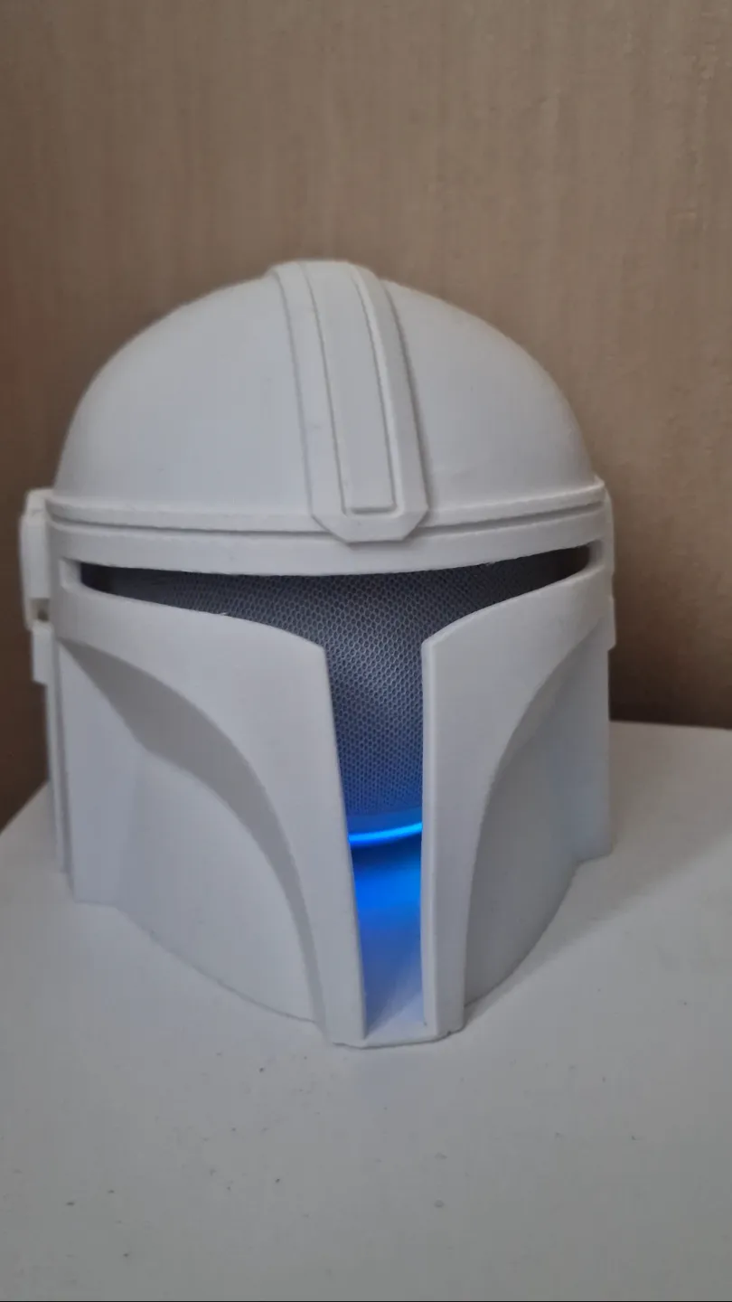 Mandalorian Echo Dot 4+5 Alexa Helmet Helm Remixed by 3DMetalCave ...