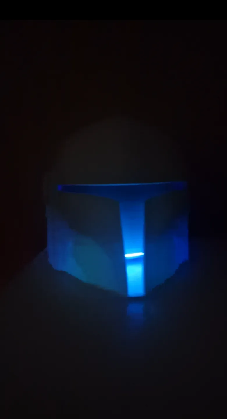 Mandalorian Echo Dot 4+5 Alexa Helmet Helm Remixed by 3DMetalCave ...