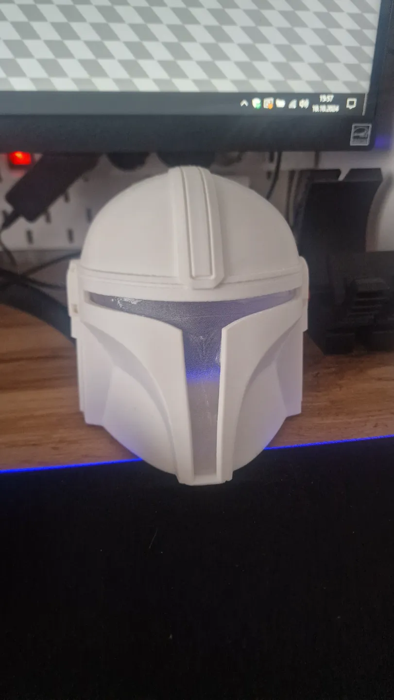 Mandalorian Echo Dot 1+2+3+4+5 Alexa Helmet Helm Remixed by 3DMetalCave ...
