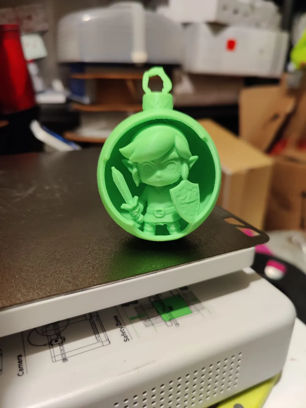 Link - The Legend of Zelda - Christmas Ornament - Free 3D Print Model ...