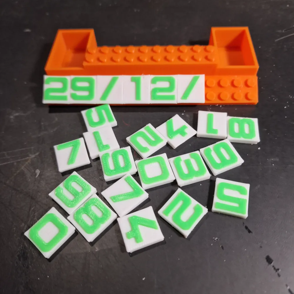 Building blocks Calendar / Calendario Bloques de contrucción by ...