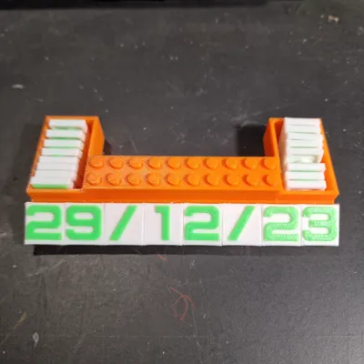 Building blocks Calendar / Calendario Bloques de contrucción by ...