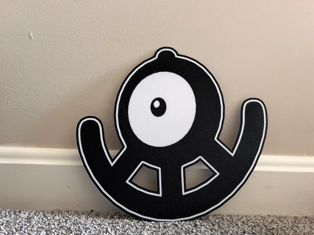 Pokemon - 0201 Unown U LED Lamp by BeeTee 3D - MakerWorld