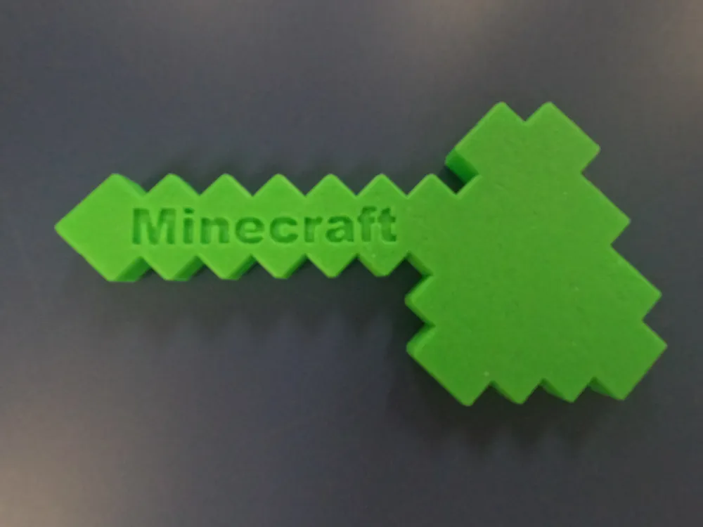 Minecraft Axe - Free 3D Print Model - MakerWorld